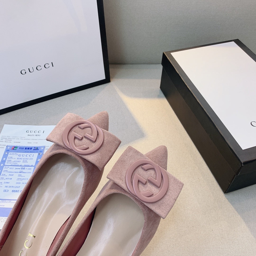 GU Shoes Pink Flat – SHU
